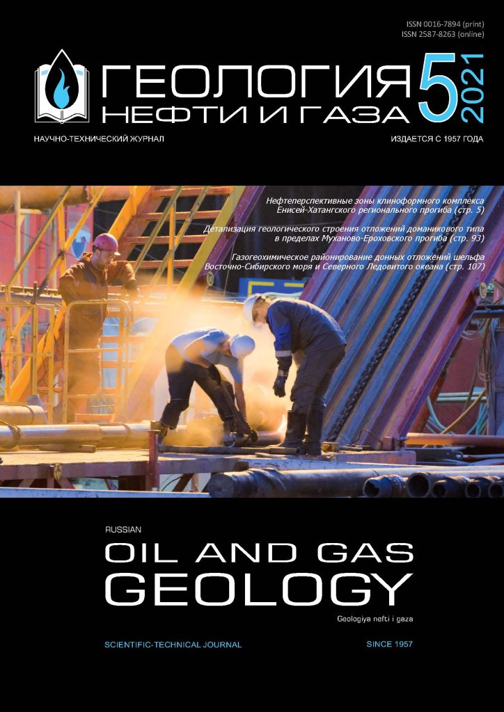Russian Oil and Gas Geology № 5/2021 | Russian oil & gas geology ...